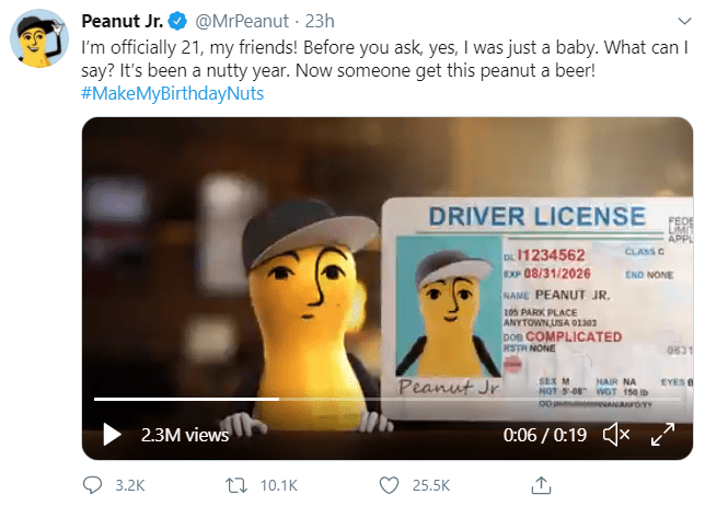 Planters gets mixed reactions over ‘Peanut Jr.,’ Twitter unrolls ...
